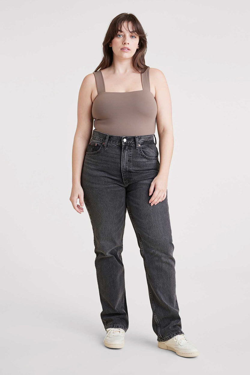 Square Neck Tank Bodysuit | Women’s Tank Bodysuit & Everyday Top by nuuds