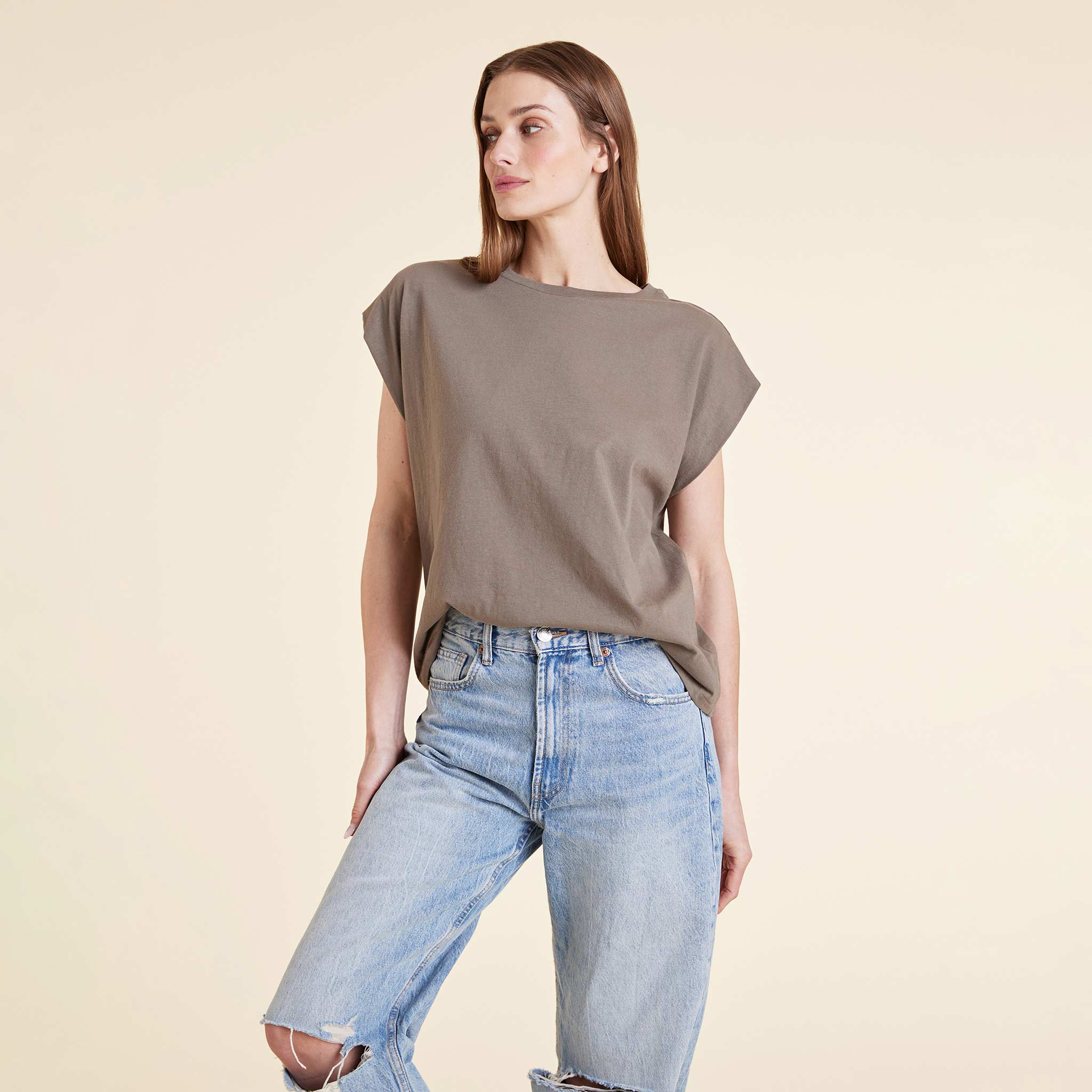 Muscle Tee | Mocha